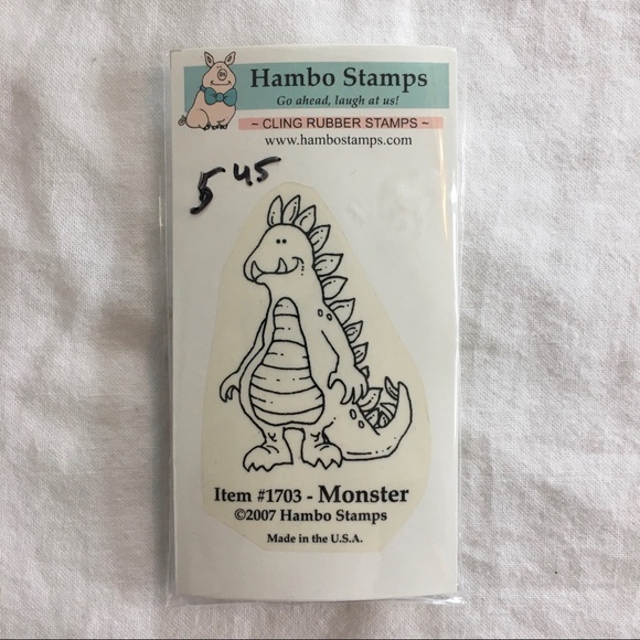 Hambo Stamps | Design | Cling Mounted Monster Stamp From Hambo Stamps ...